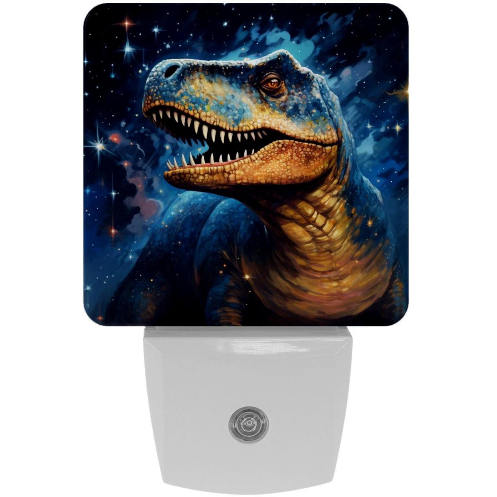 Starry Sky Dinosaur LED Square Night Lights with Motion Sensor - Modern ...