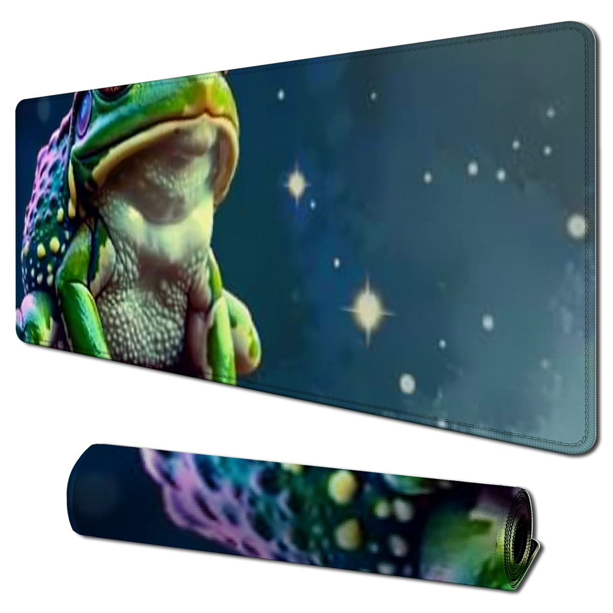 Starry Sky Frog Mouse Pad, Smooth Premium-Textured Mouse Mat, Office ...