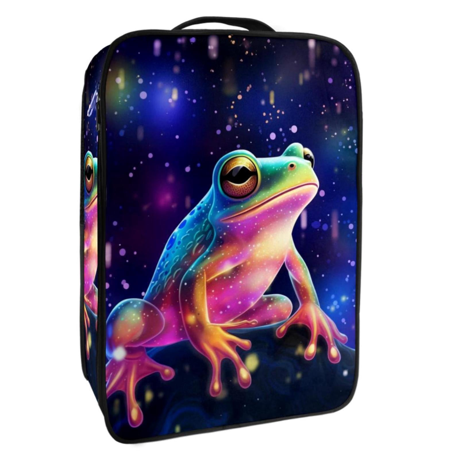 Starry Sky Frog Polyester Shoe Storage - Organize Your Footwear with ...