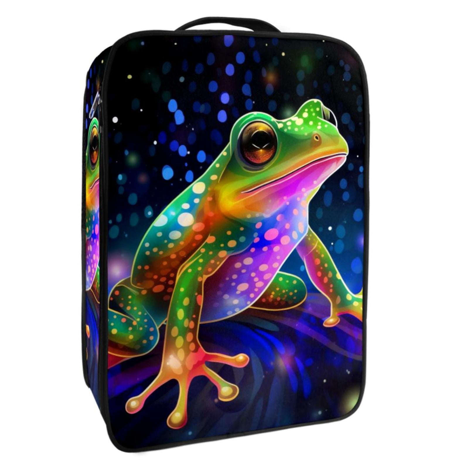 Starry Sky Frog Premium Polyester Shoe Boxes - 23x31cm/9x12in, Space ...