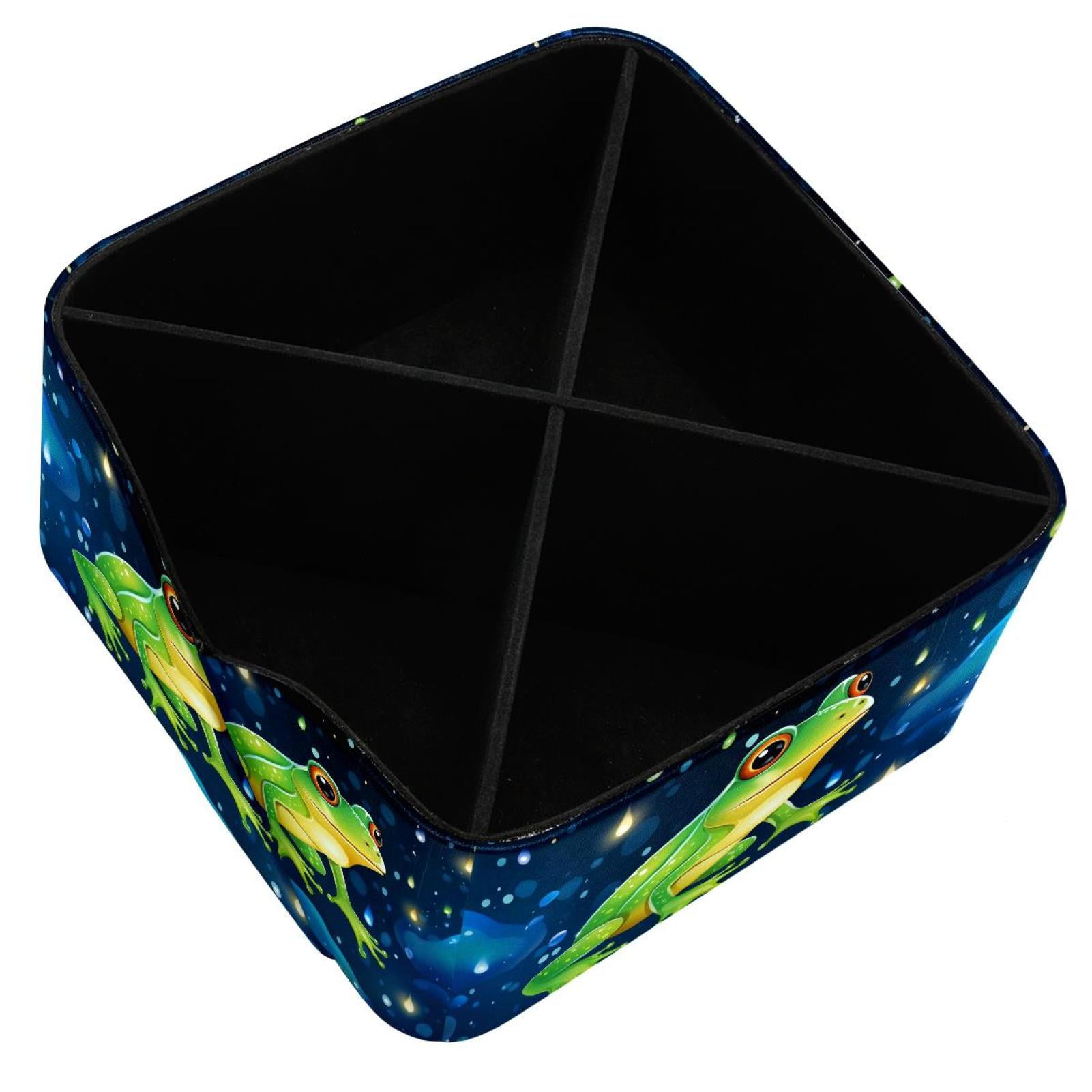 Starry Sky Frog Square Removable Dividers 4 Compartments Brush Pen ...