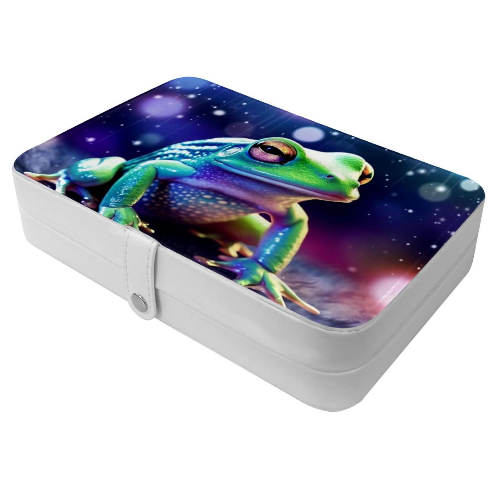 Starry Sky Frog Travel Jewelry Box - Your Portable Treasure Chest for ...