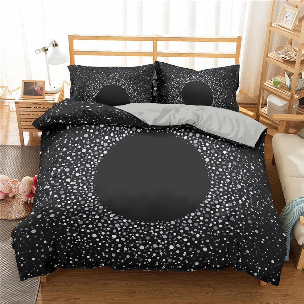 Starry Sky Galaxy Duvet Cover Outer Space Bedding Set Microfiber Cosmos ...