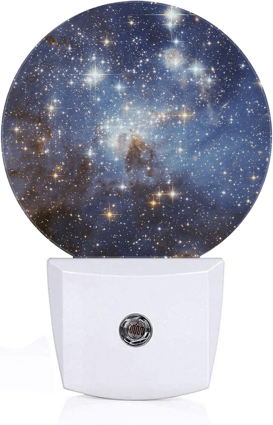 Starry Sky Night Light Plug Into Wall Stars Shine Glitter Universe ...