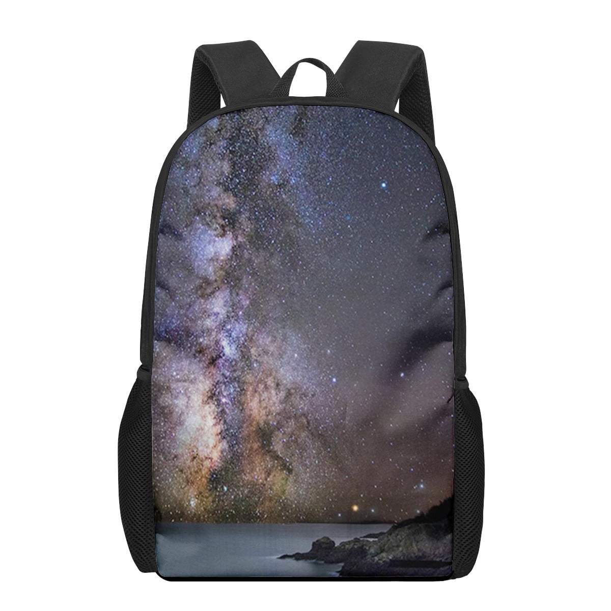 Starry Sky Night View Landscape Bags for Daily Casual Backpack Laptop ...