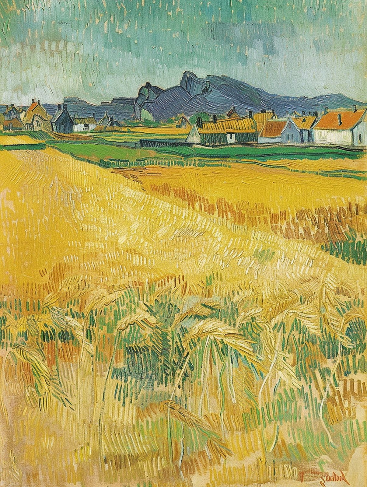 Starry Sky Oil Painting - 300 Piece Puzzle Multi-color Puzzle - Fun ...