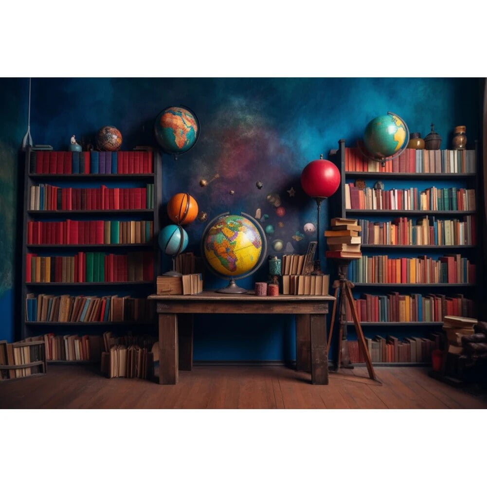 Starry Sky Planet Cosmos Backdrop Photo Studio Background Cloth Living ...