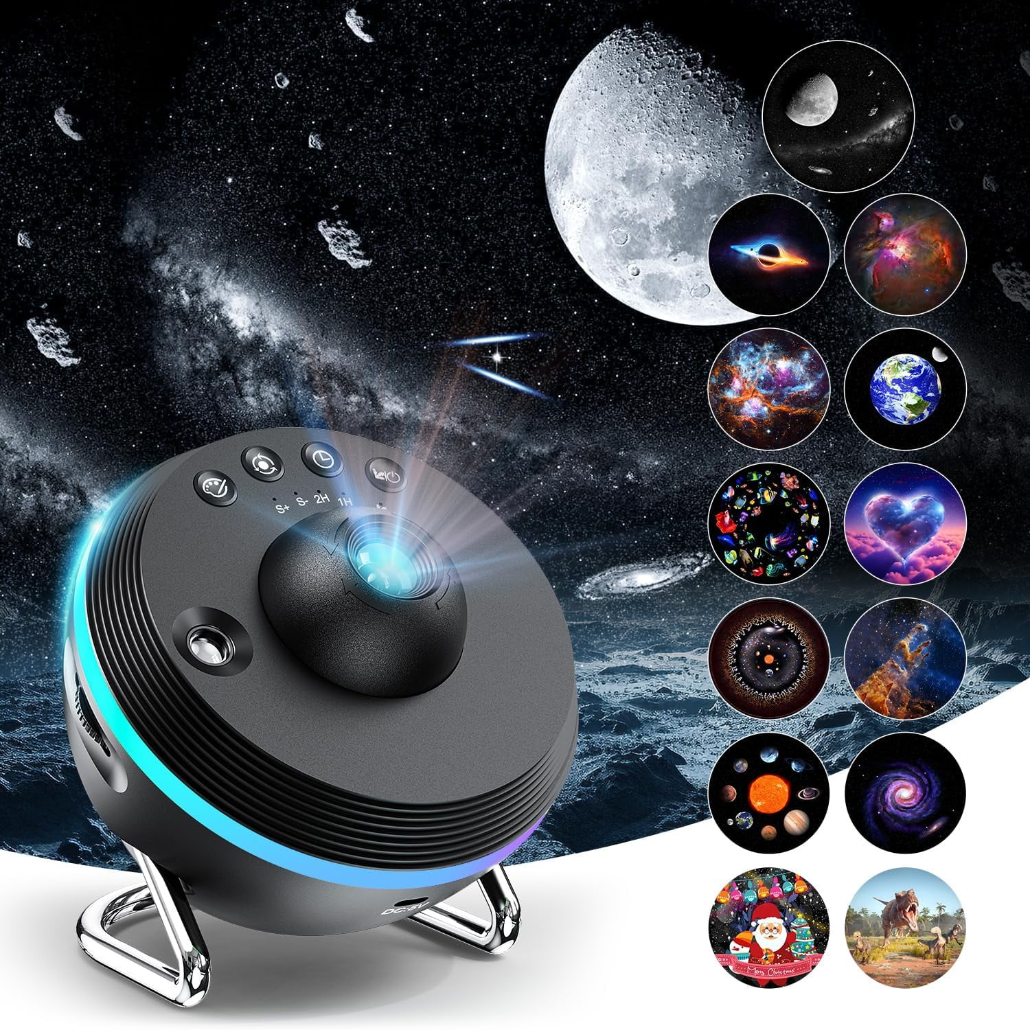 Starry Sky Projector Planetarium Projector, 13 in 1 Projector Galaxy ...