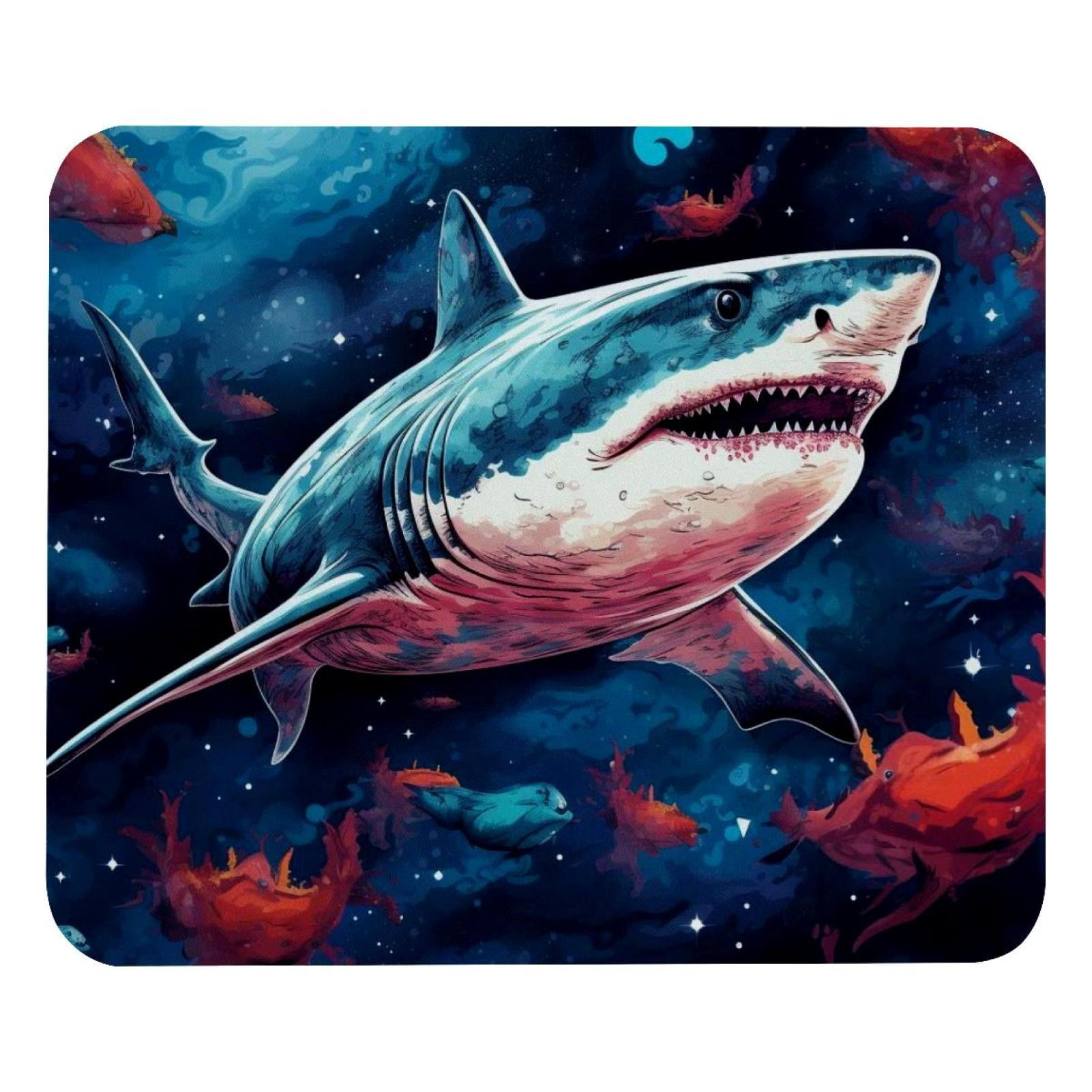 Starry Sky Shark Mouse Pad, Smooth Mouse Mat, Computer Mouse-pad for ...