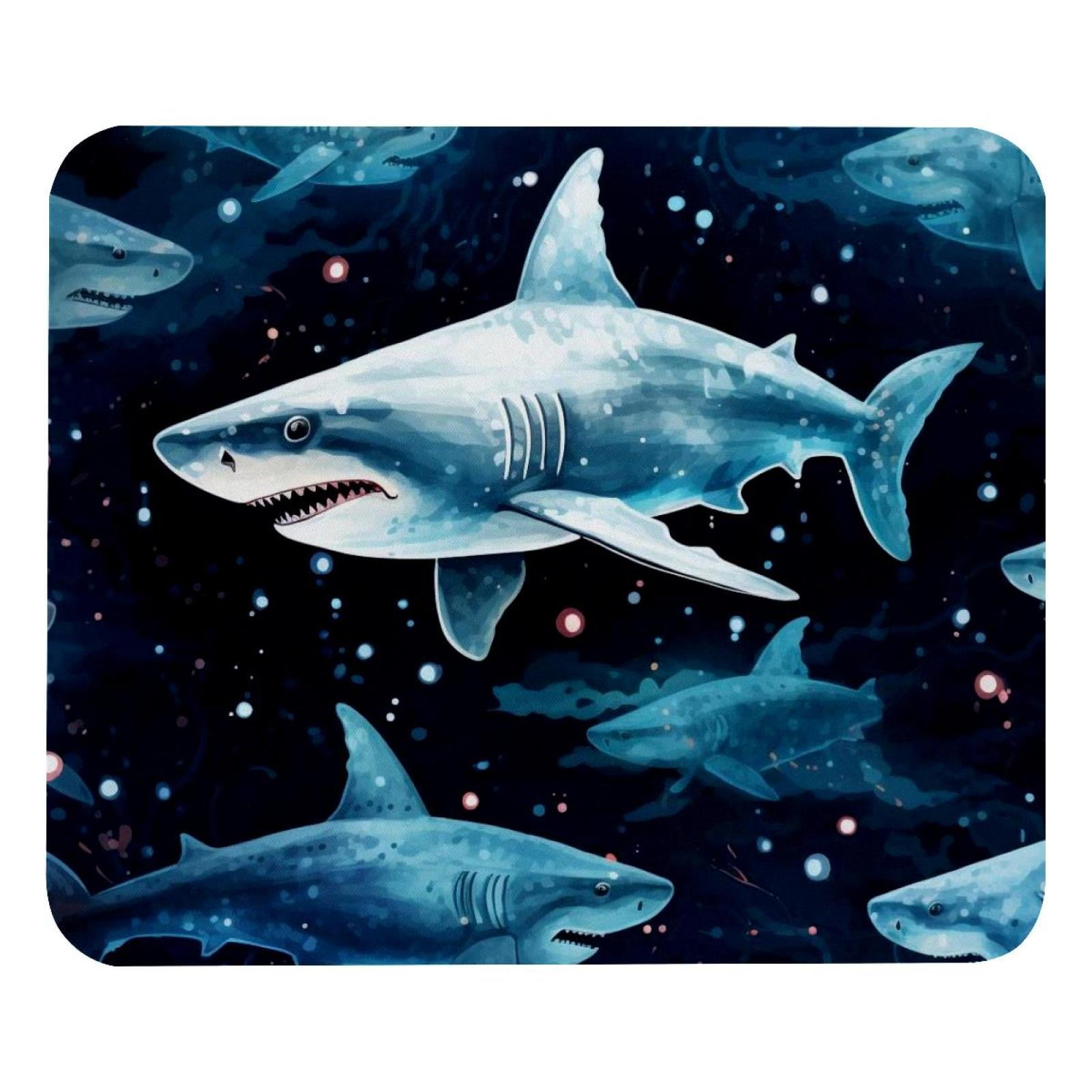Starry Sky Shark Mouse Pad, Smooth Mouse Mat, Computer Mouse-pad for ...