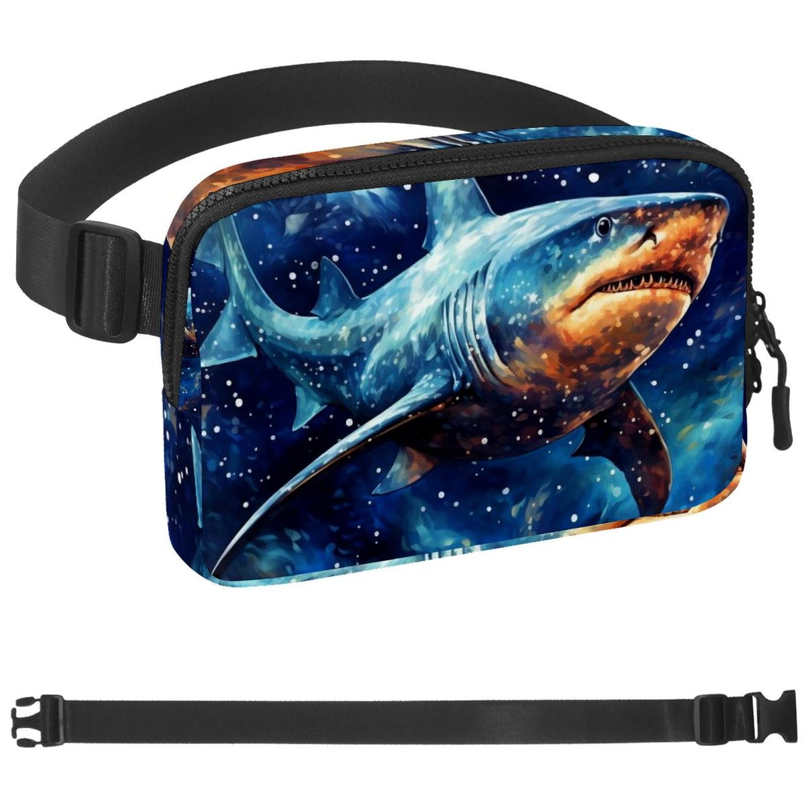 Starry Sky Shark Waist Pack for Running Fanny Pack for Women and Men ...