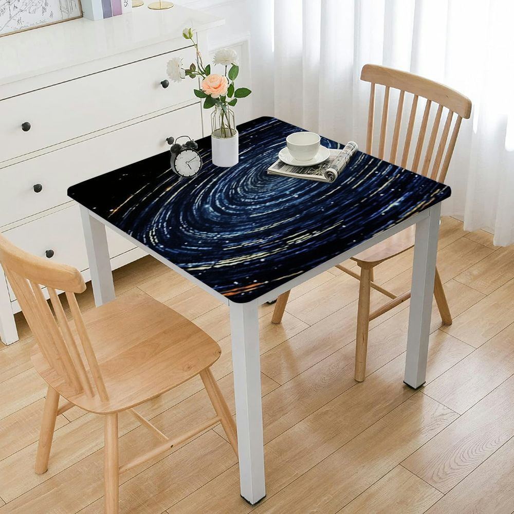 Starry Sky Square Table Cove, Cosmic Starry Style Theme, Elastic Edge ...