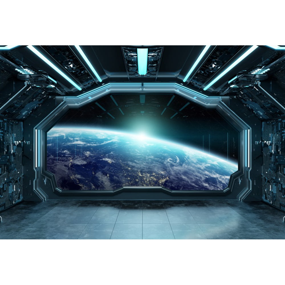 Starry Sky Universe Space Capsule Backdrop Planet Solar System Scene ...