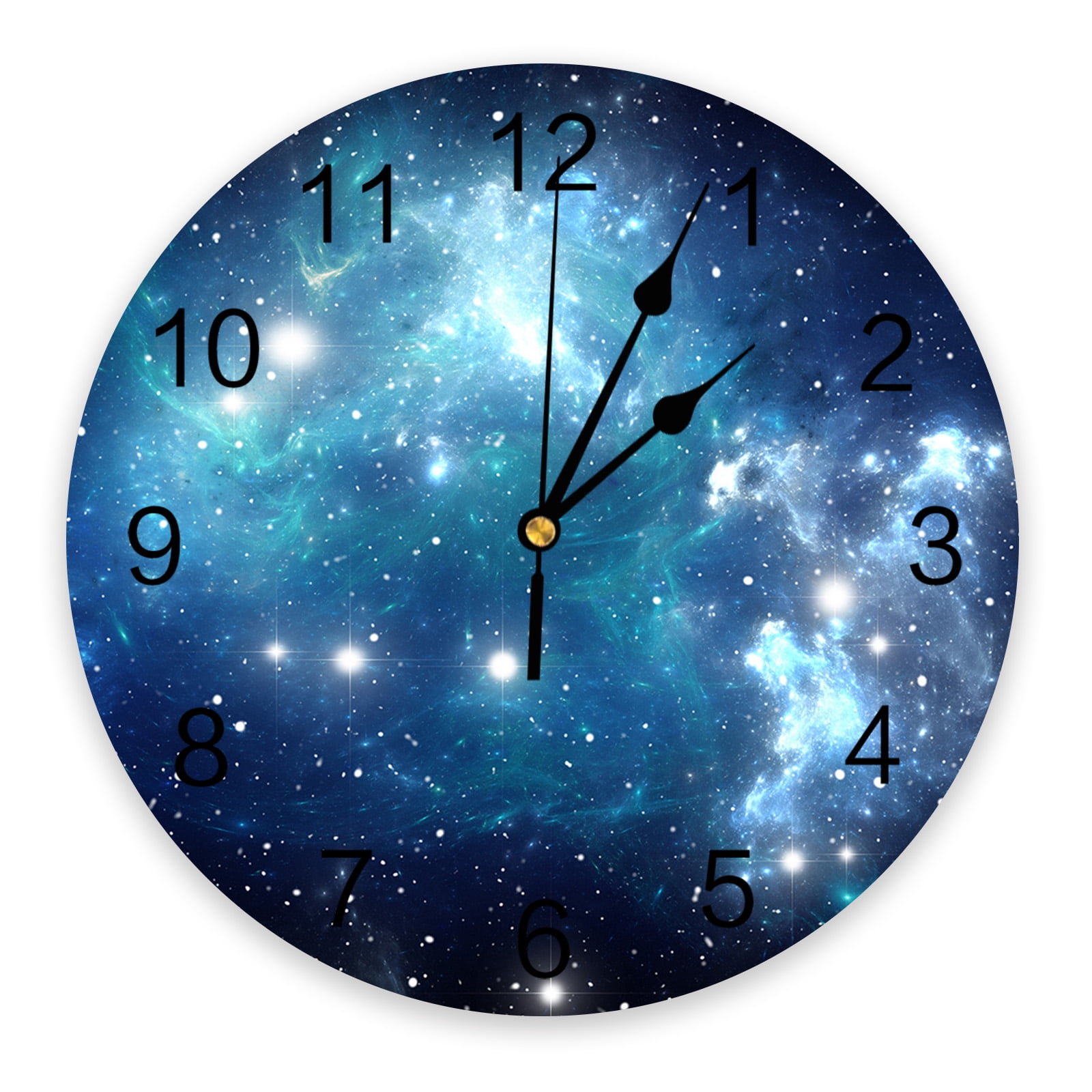 Starry Sky Universe Wall Clock Modern Design Living Room Decoration ...