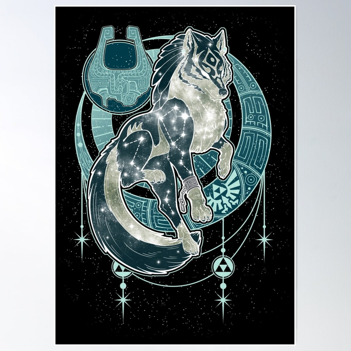 Starry Twilight Sky Poster, 12x18 UNFRAMED - Walmart.com