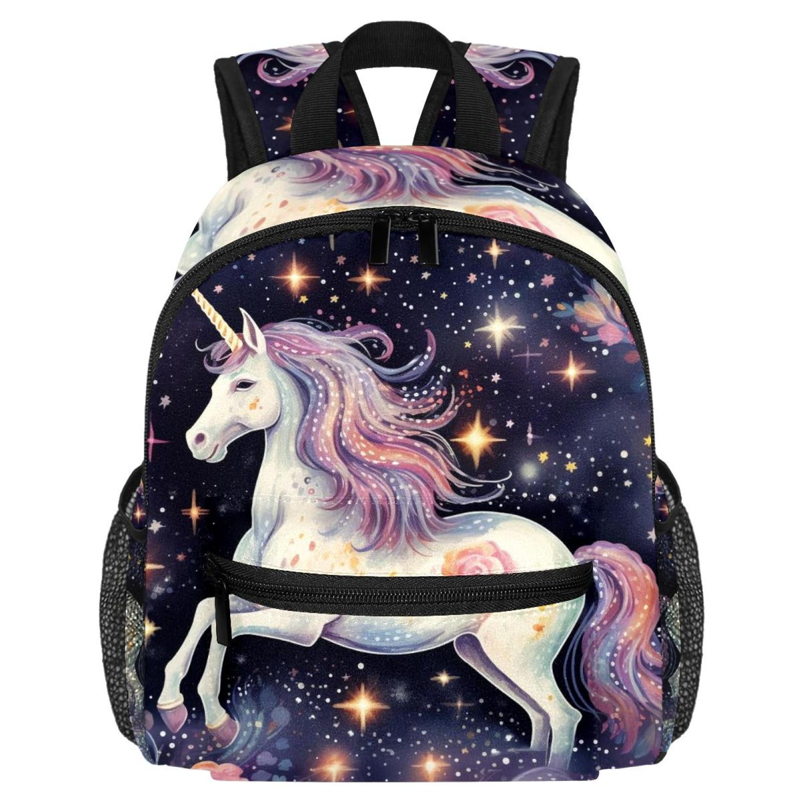 Starry Unicorn Adjustable Shoulder Strap Backpack - Large Capacity ...