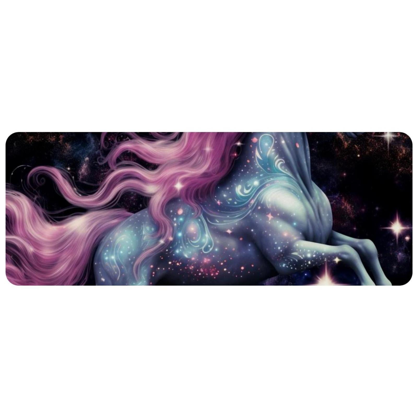 Starry Unicorn Computer Mouse Pad,Rubber Mouse Mat for Gaming, Office ...