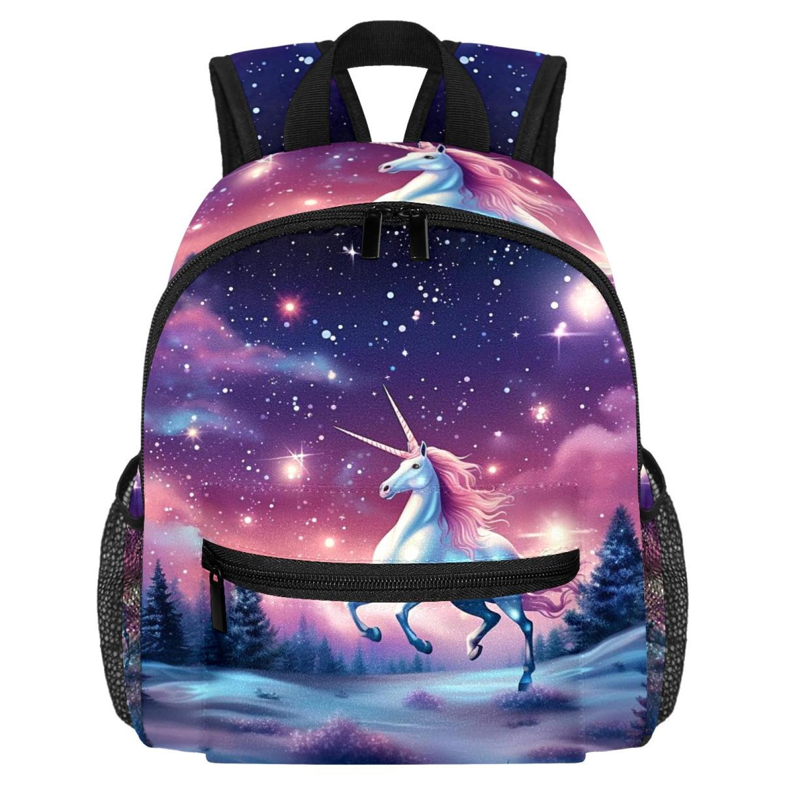 Starry Unicorn Cute Book Bag with Adjustable Shoulder Strap, Large ...