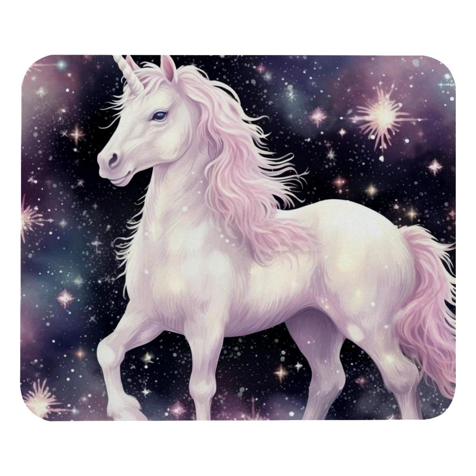 Starry Unicorn Mouse Pad, Personality Design Rubber Base for Office ...
