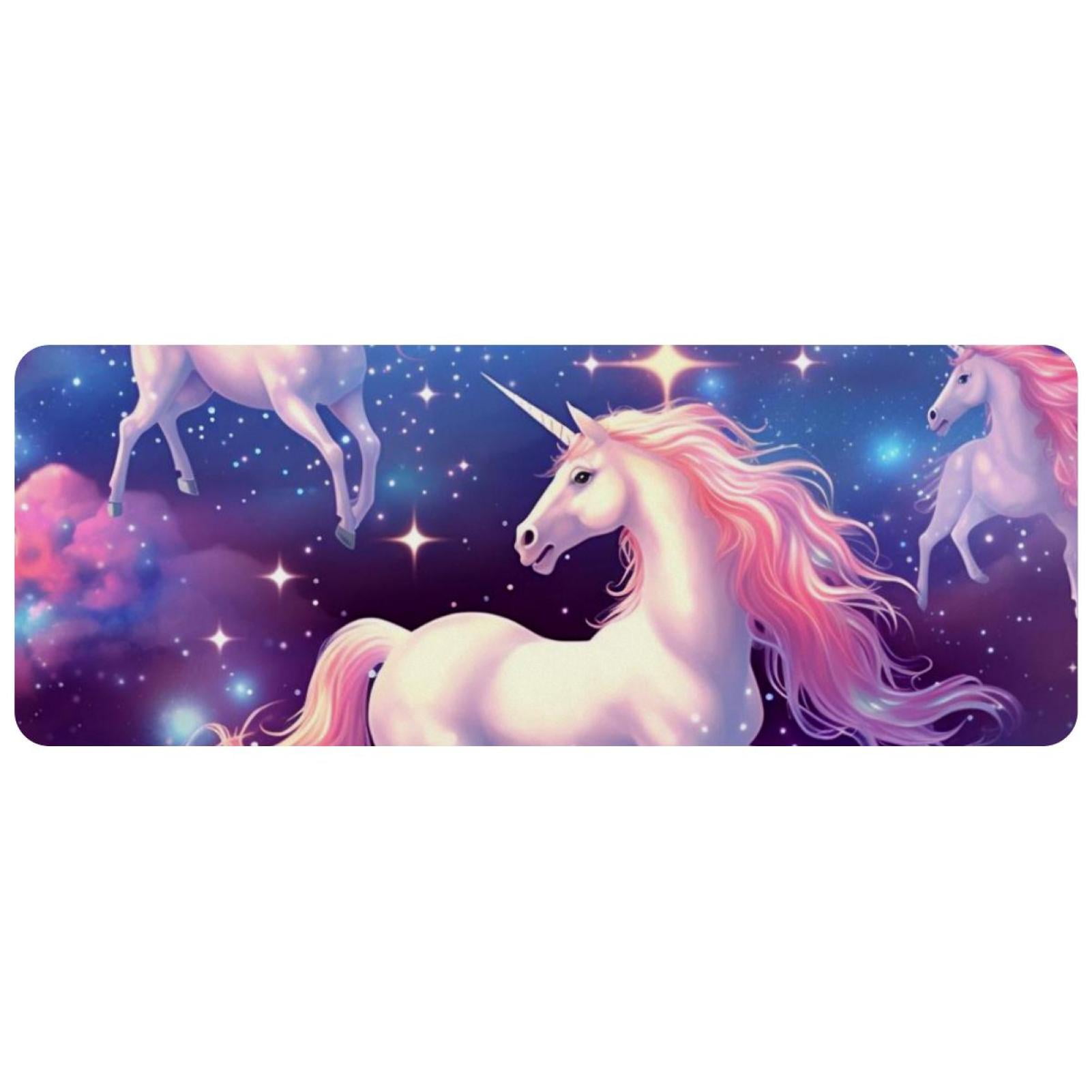 Starry Unicorn Mouse Pad, Personality Design Rubber Base for Office ...