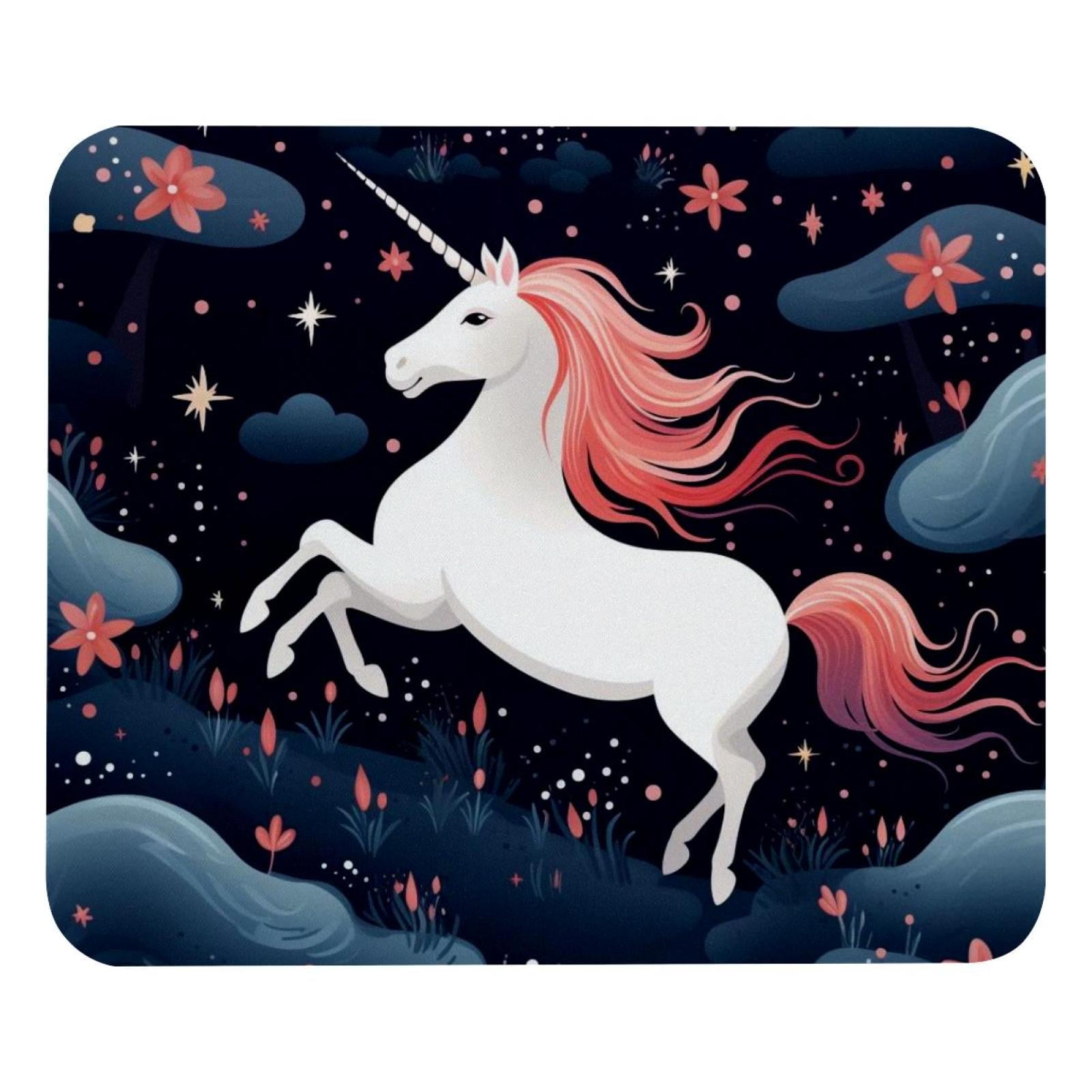 Starry Unicorn Mouse Pad for Laptop Wireless Mouse Home Office Travel ...