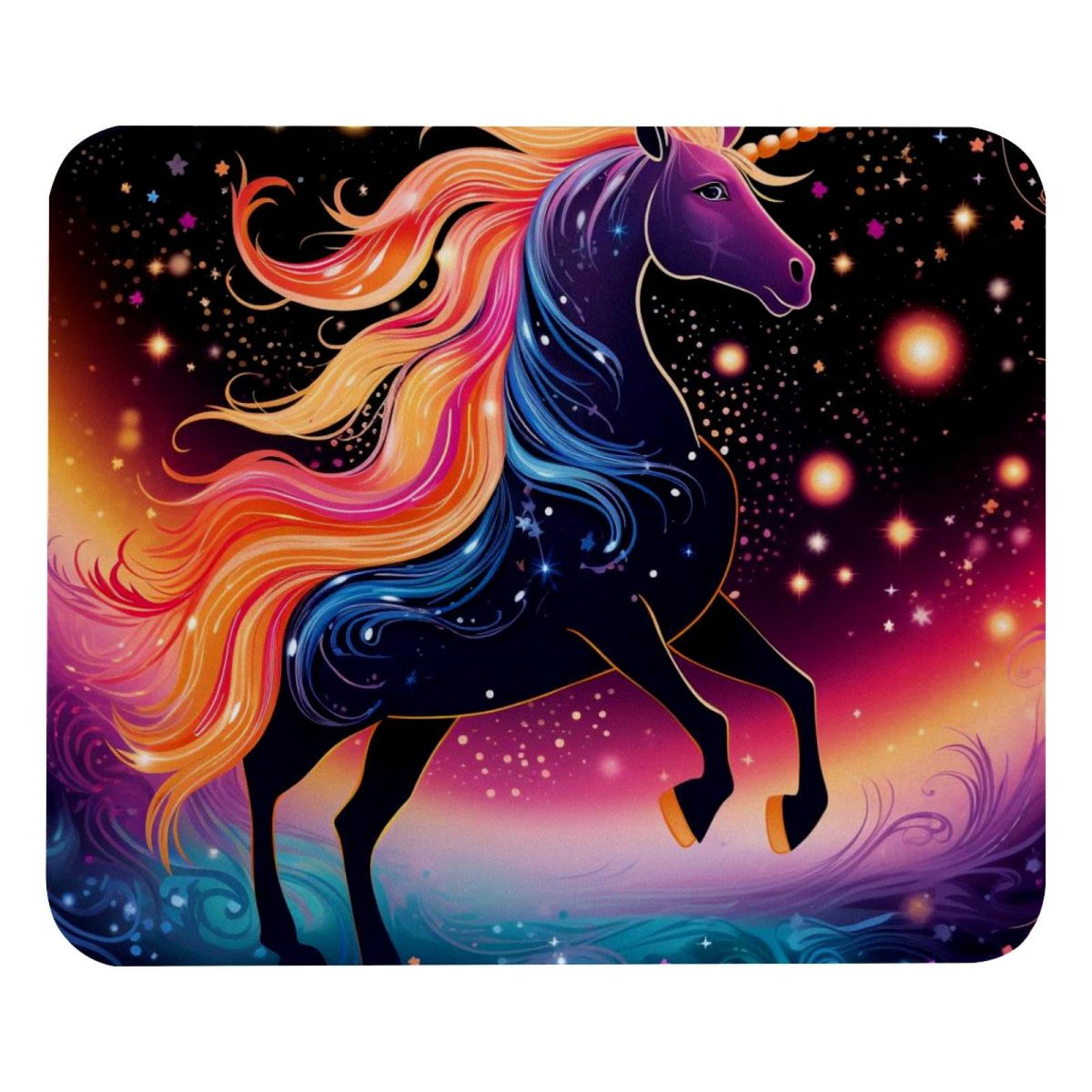 Starry Unicorn Mouse Pad for Wireless Mouse Home Office Desk Laptop ...
