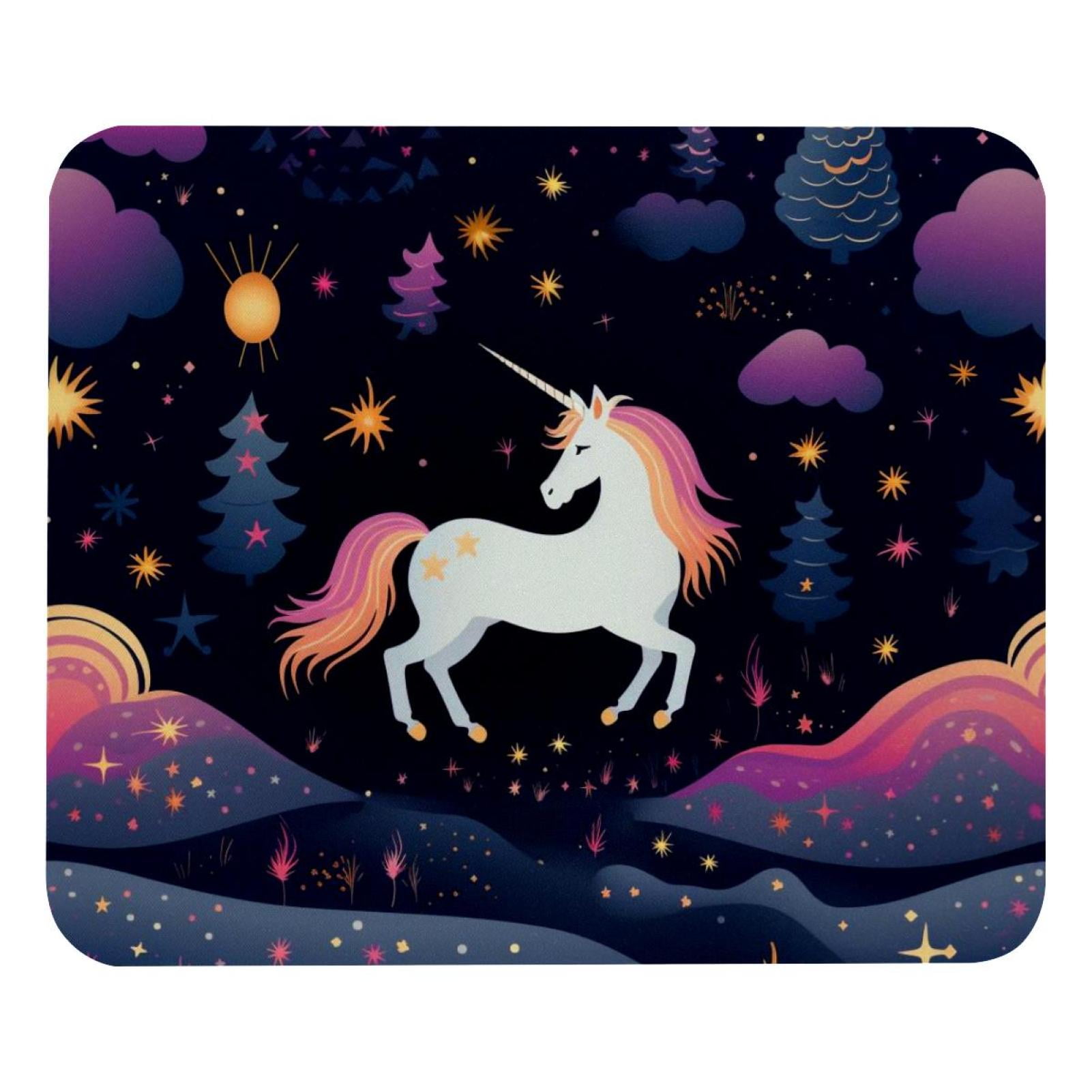 Starry Unicorn Mouse Pad for Wireless Mouse Home Office Desk Laptop ...