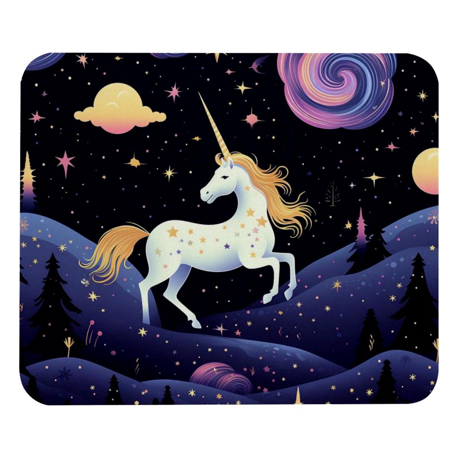 Starry Unicorn Mouse Pad for Wireless Mouse Home Office Desk Laptop ...