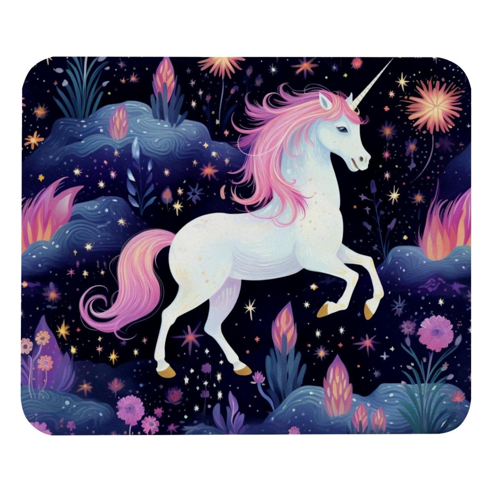 Starry Unicorn Mouse Pad for Wireless Mouse Home Office Desk Laptop ...