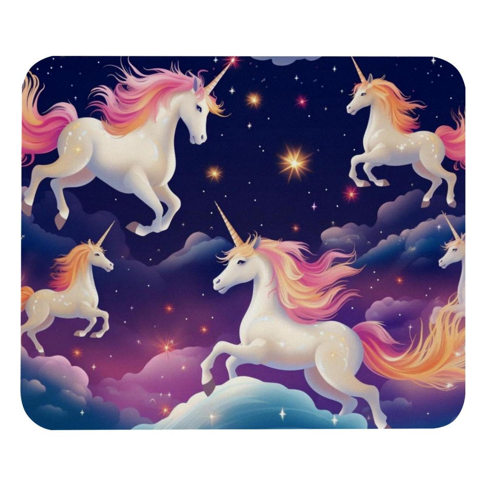 Starry Unicorn Mouse Pad for Wireless Mouse Home Office Desk Laptop ...