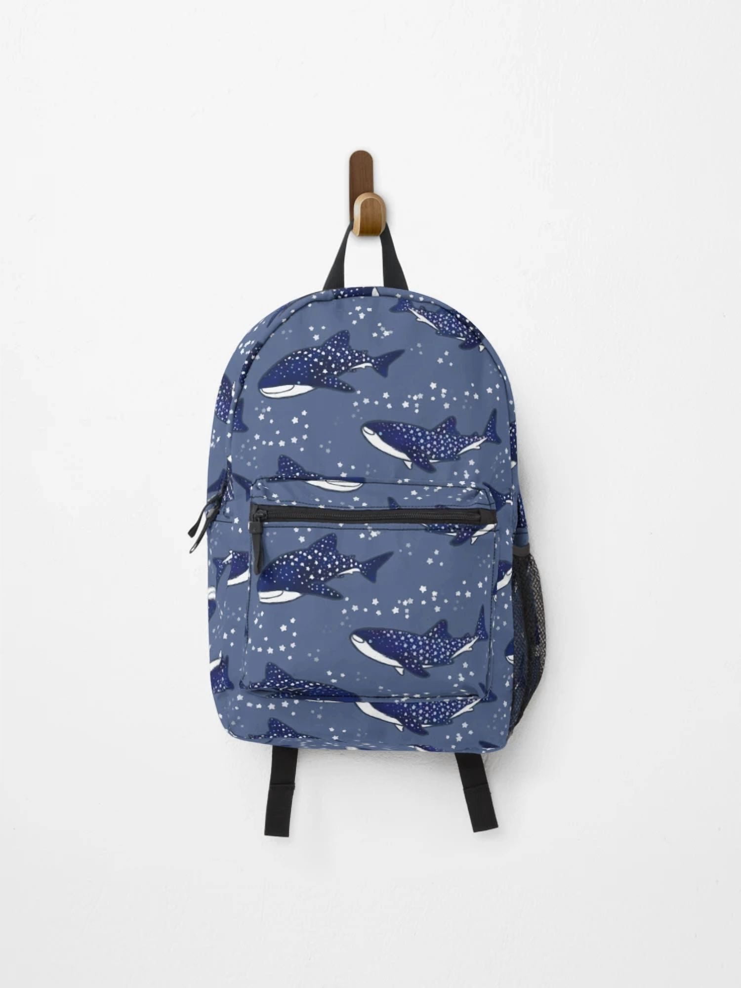 Starry Whale Sharks Dark Version Backpack, Back To School Backpack ...