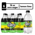 Starry Zero Sugar Lemon Lime Soda Pop, 16 fl oz, 6 pack bottles ...