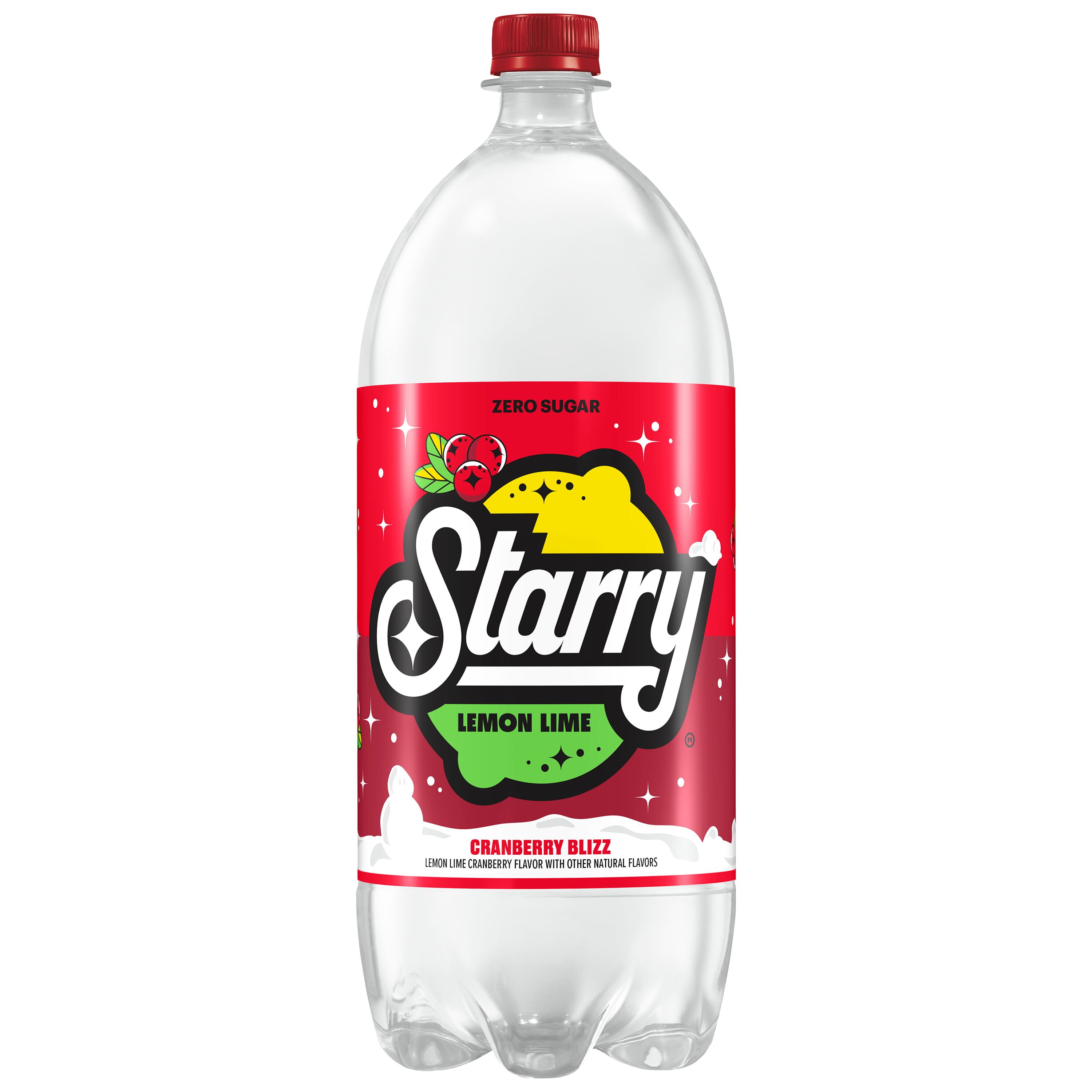 Starry Zero Sugar Soda Cranberry Blizz 2 Liter Bottle - Walmart.com