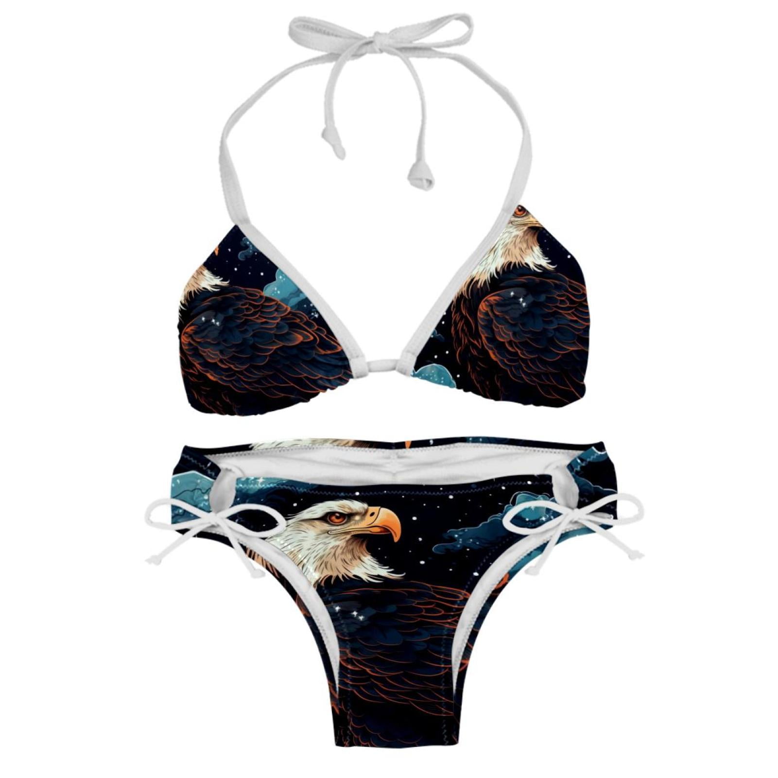 Starry bird Detachable Sponge Adjustable Strap Bikini Set Two-Pack ...