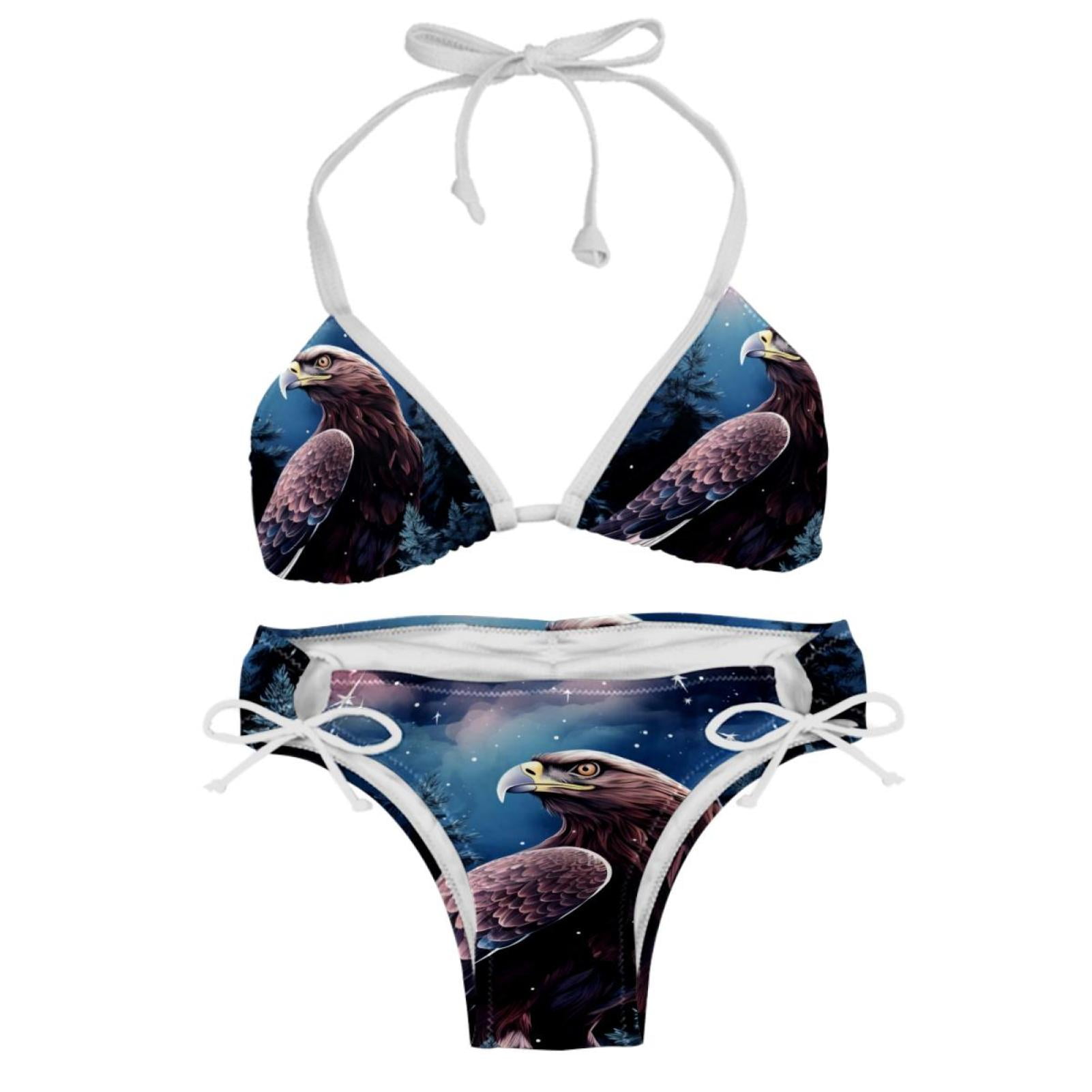 Starry bird Detachable Sponge Adjustable Strap Bikini Set Two-Pack ...