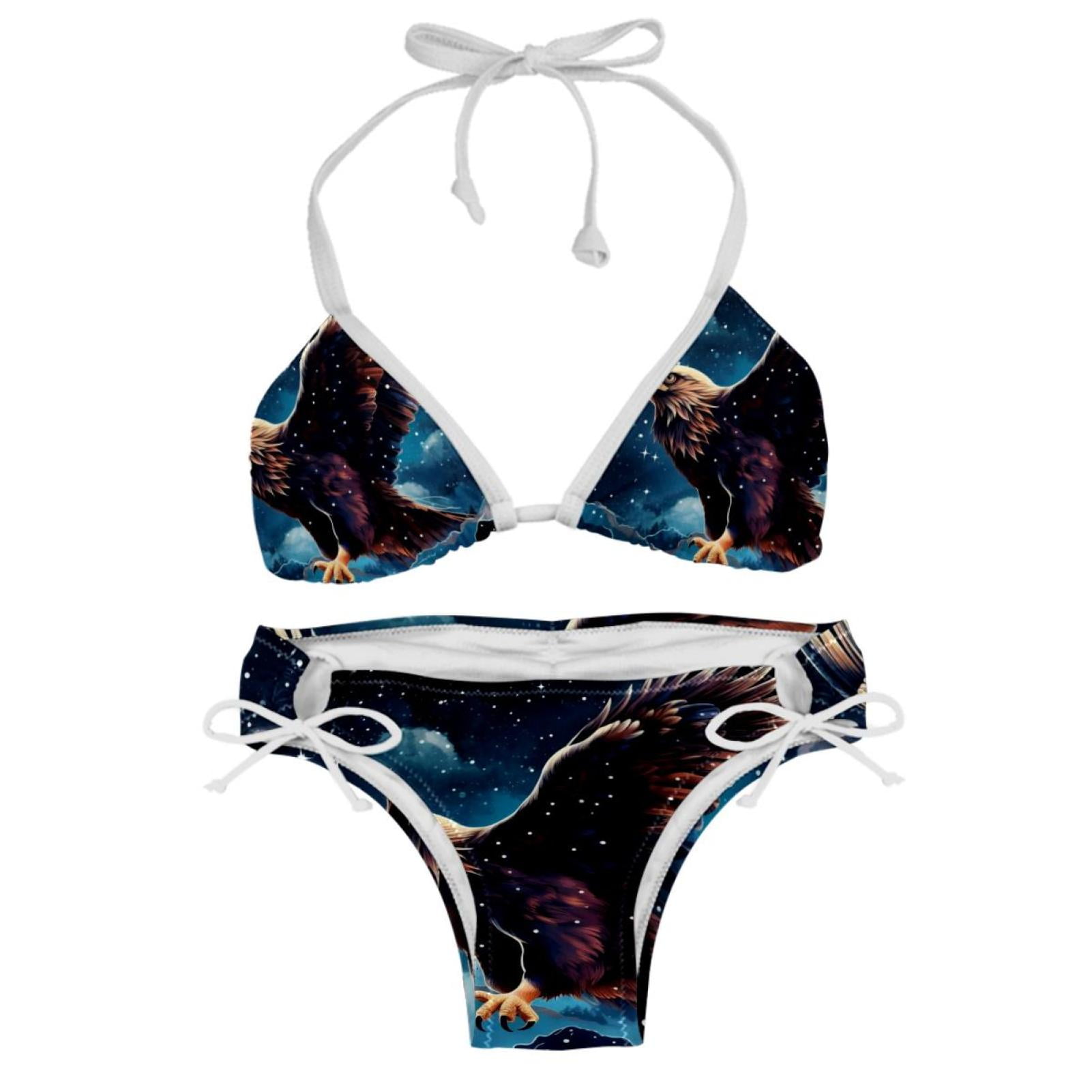 Starry bird Swimsuit Women Bikini Set with Detachable Sponge and ...