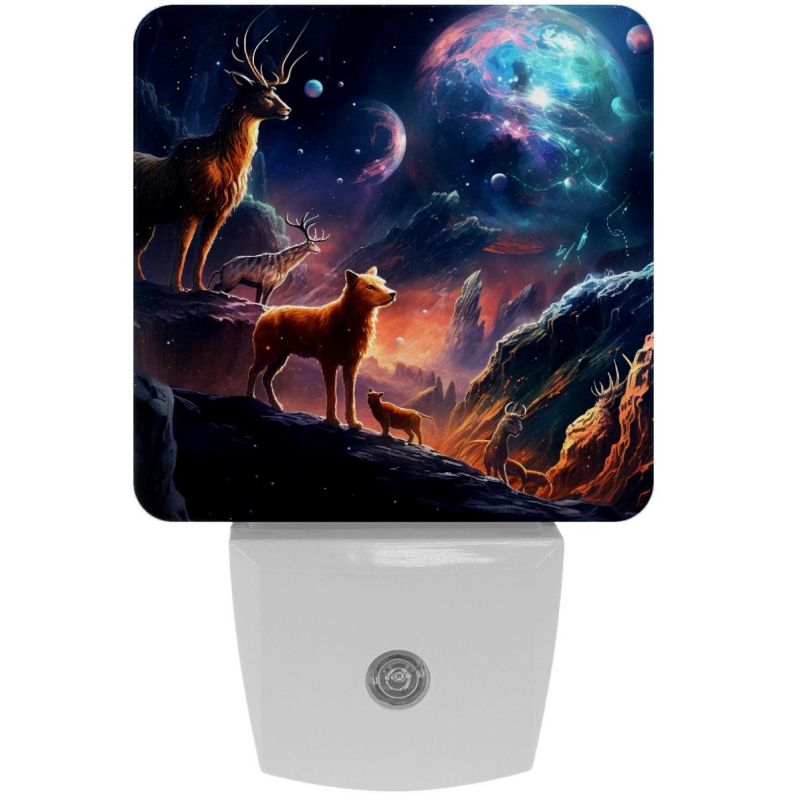 Starry sky animals LED Square Night Lights: Energy-Efficient and ...
