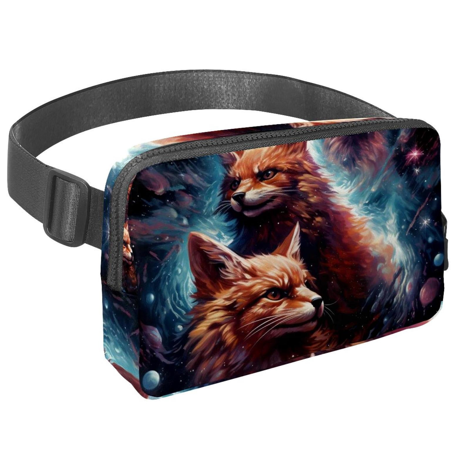 Starry sky animals Lightweight Adjustable Waist Packs Crossbody Bag ...