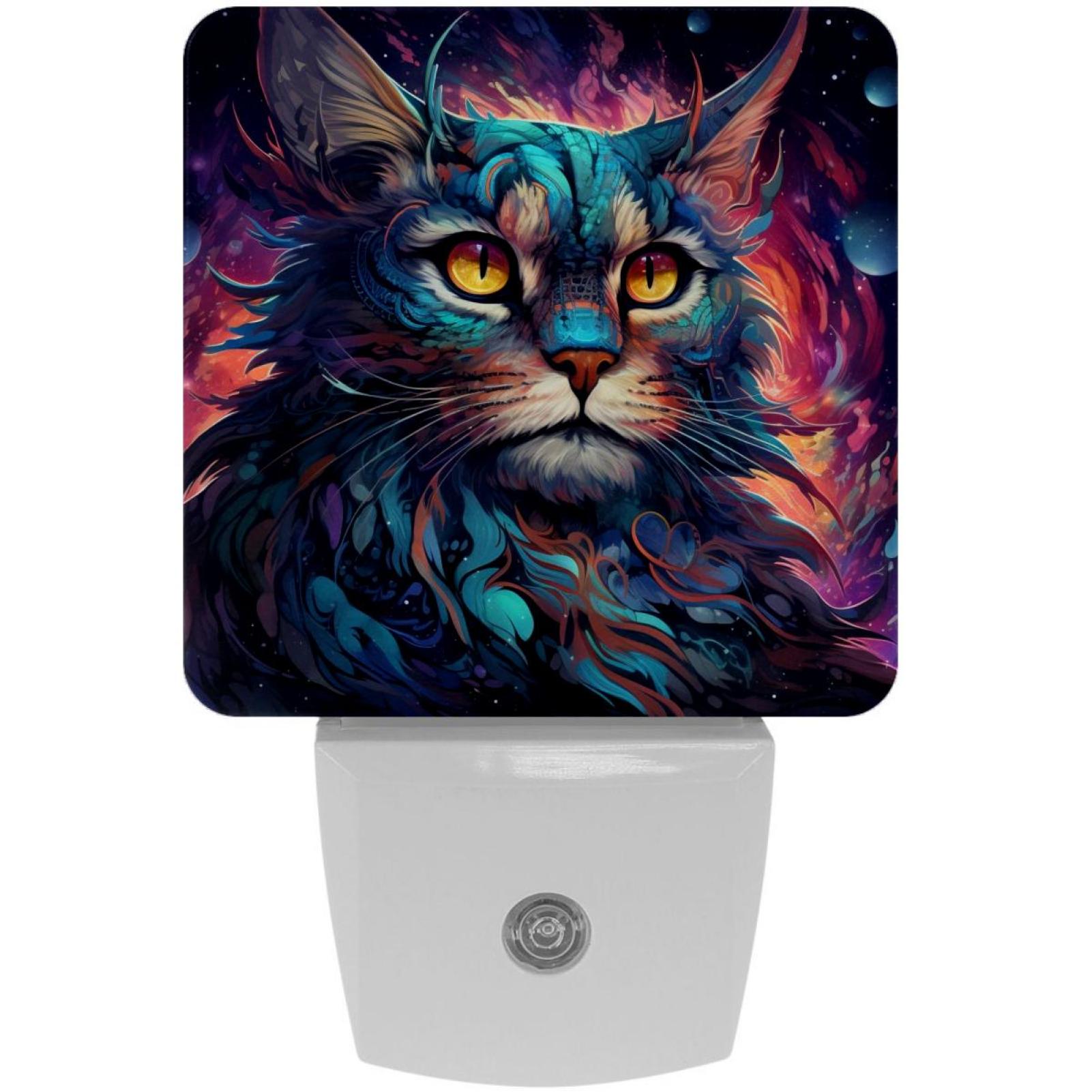 Starry sky animals Square LED Night Lights - Small, Portable, and ...
