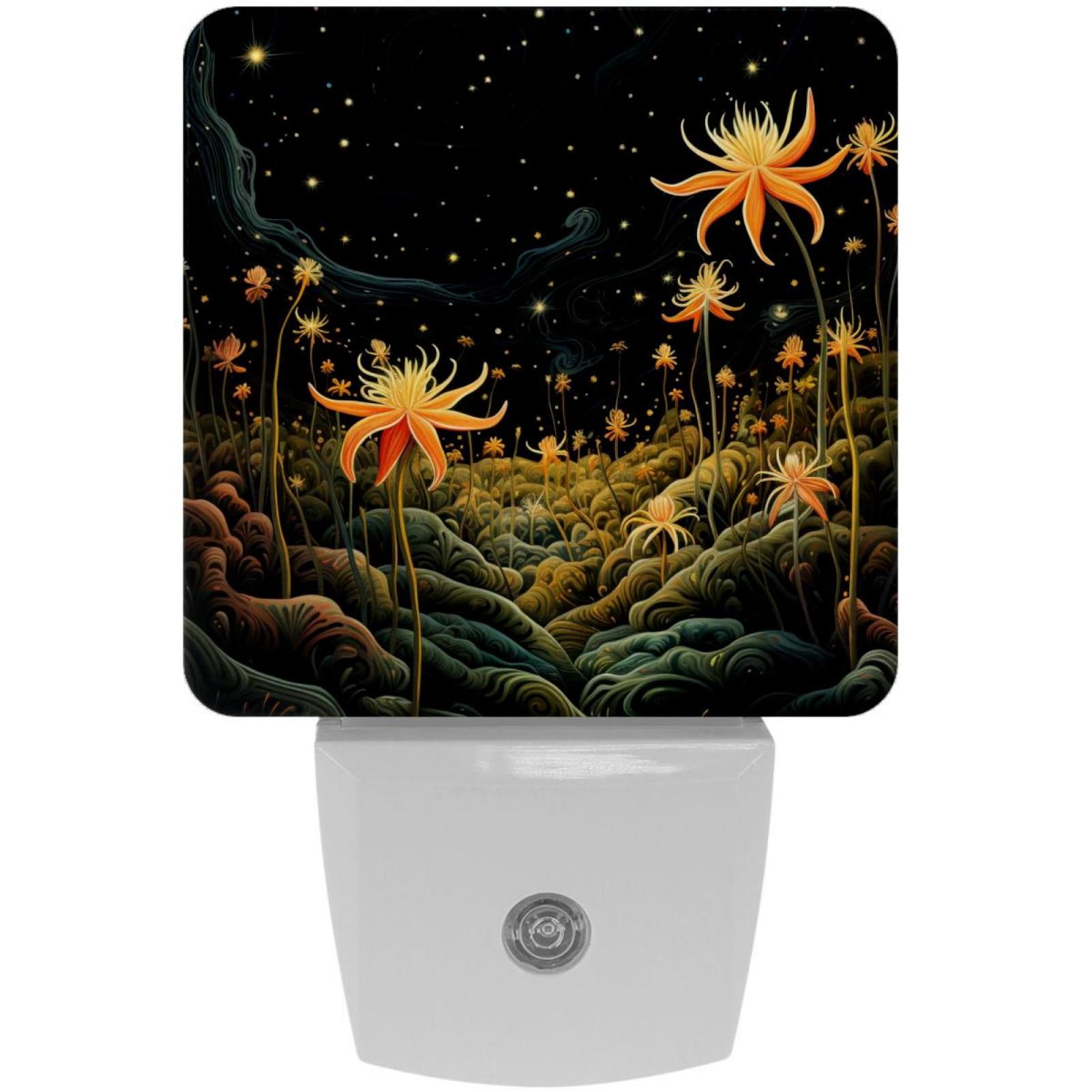 Starry sky plants LED Square Night Light - Small and Bright Square ...