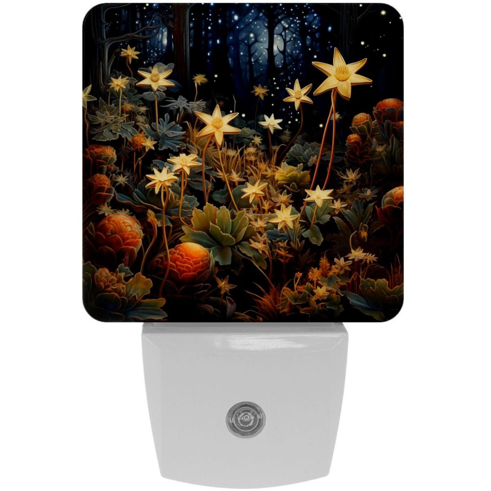 Starry sky plants LED Square Night Light - Small and Bright Square ...