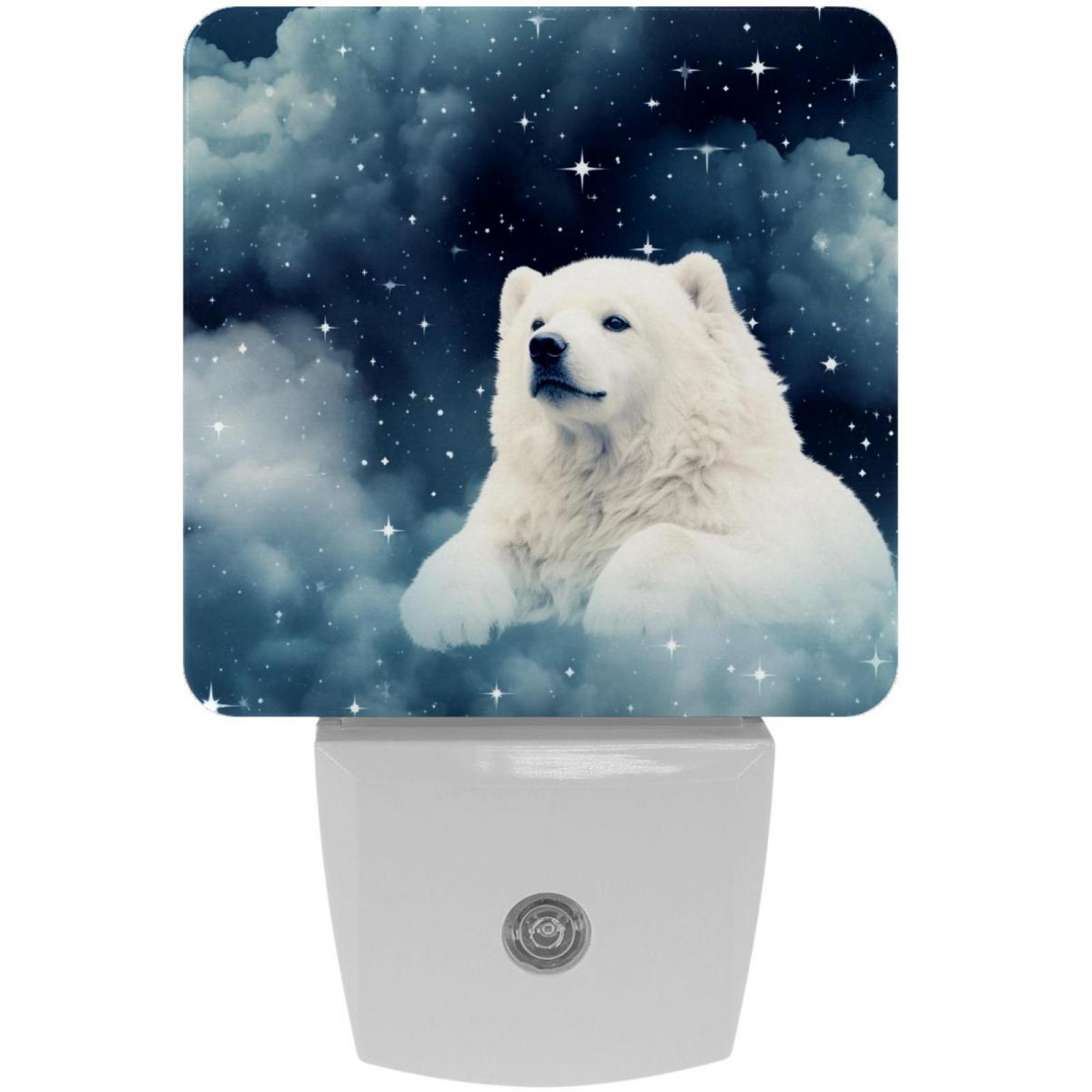 Starry sky polar bear LED Square Night Lights - Bright, Energy ...