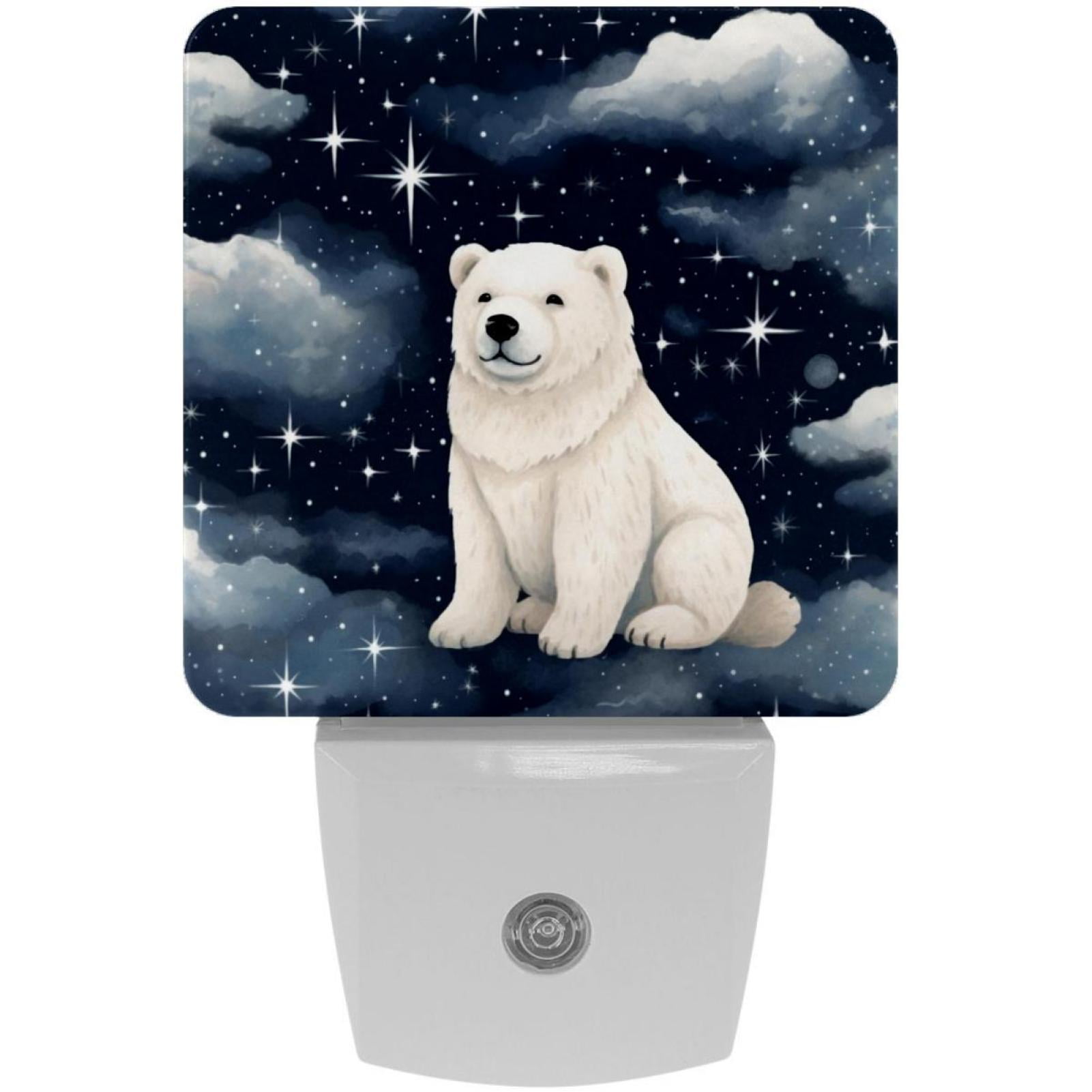 Starry sky polar bear LED Square Night Lights - Elegant and Energy ...