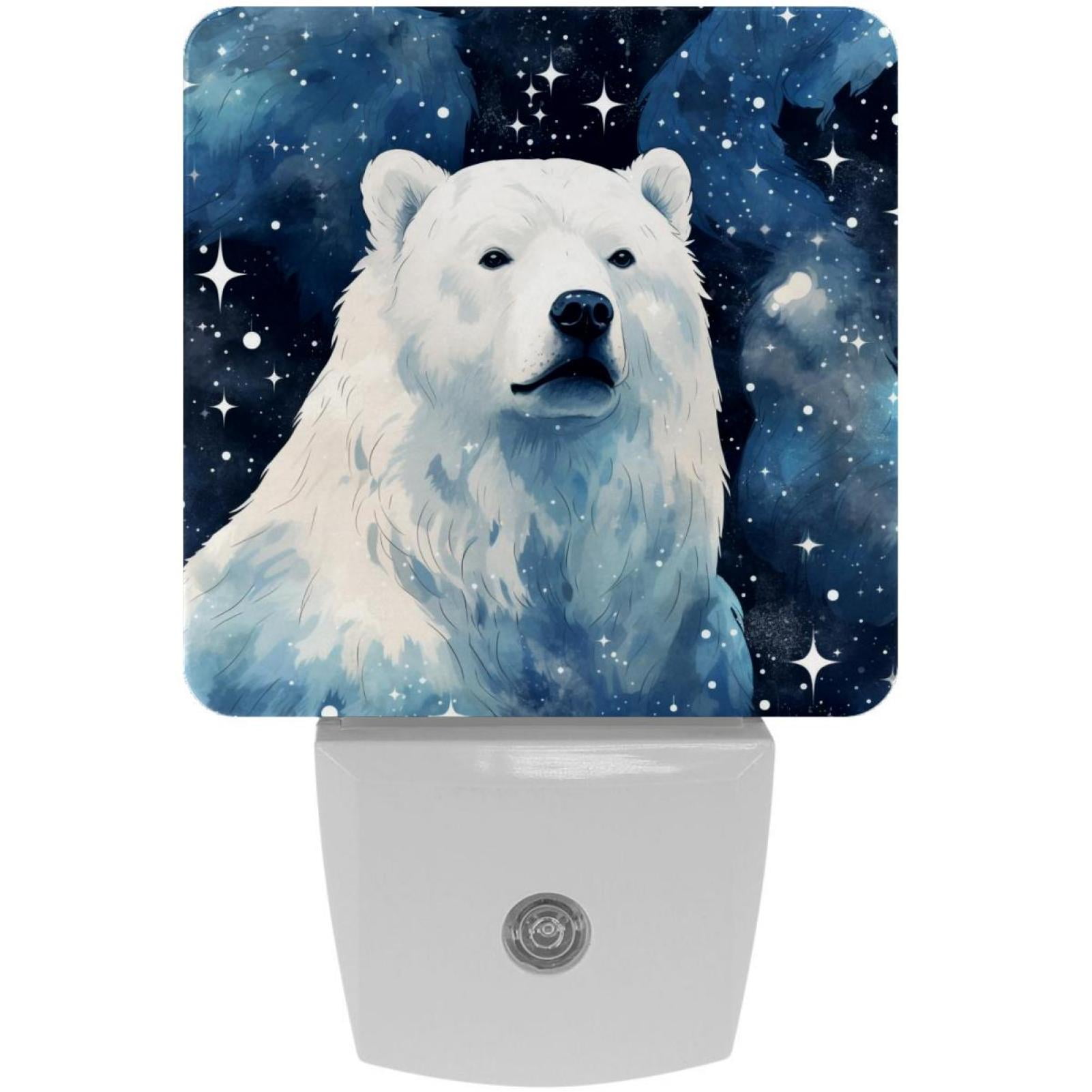 Starry sky polar bear LED Square Night Lights - Energy Efficient ...