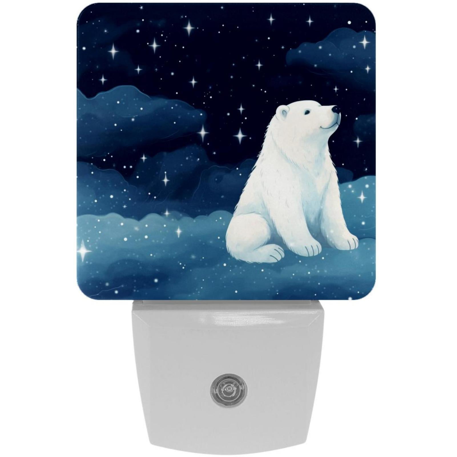 Starry sky polar bear LED Square Night Lights: Innovative Illumination ...