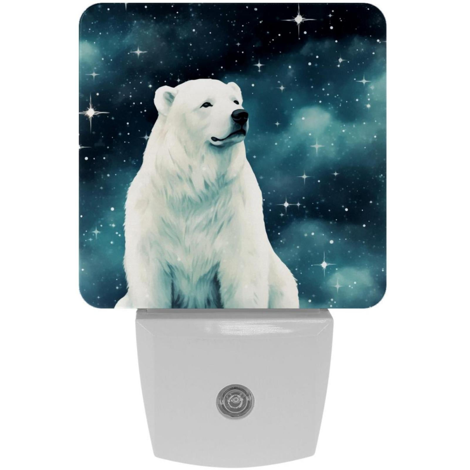 Starry sky polar bear LED Square Night Lights - Stylish and Energy ...