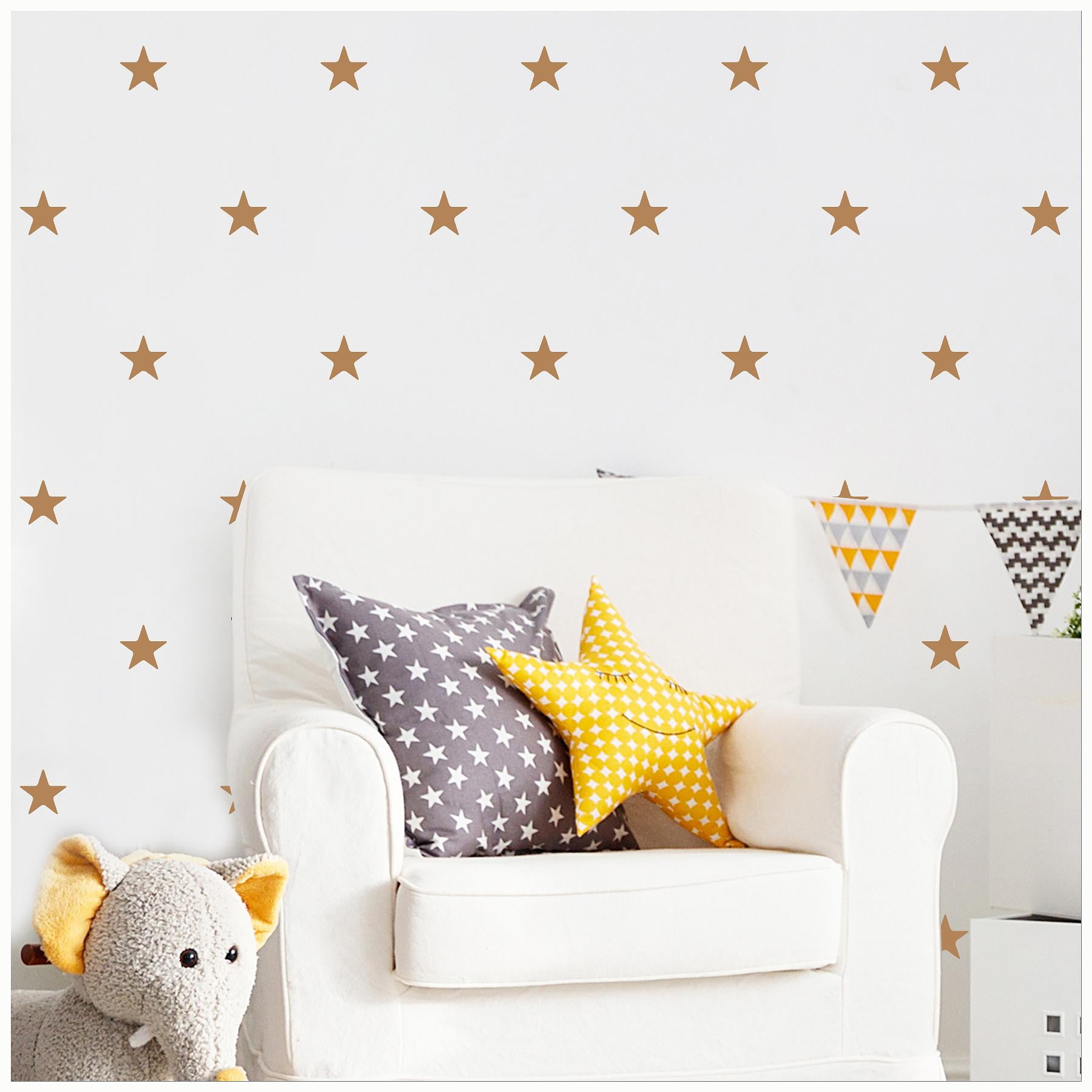 Stars 2x2 set of 140 Wall Pattern Decal Vinyl Sticker Star Decals ...