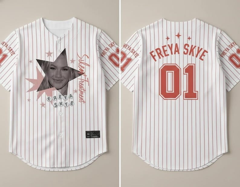 Stars Align Tour 2026 Festival Baseball Jersey, Freya Skye Silent ...