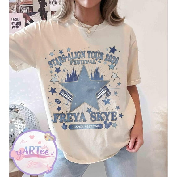 Stars Align Tour 2026 Festival T-Shirt, Freya Skye Festival Tee, Music ...