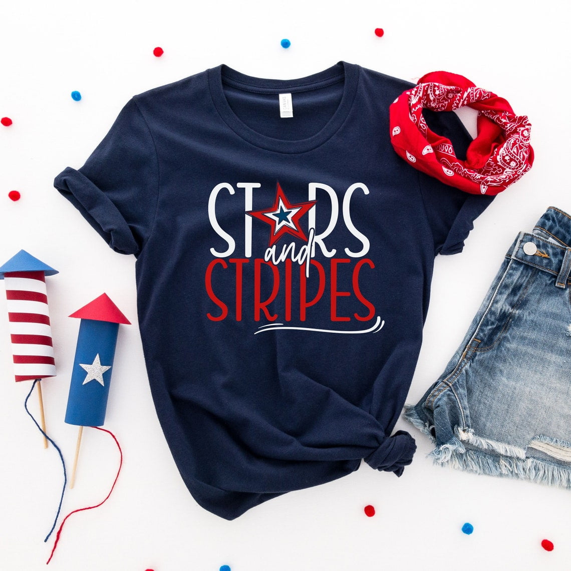 Stars And Stipes Shirt Womens, Patriotic 4Th Of July Shirt, Fourth Of ...